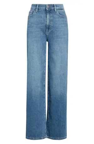 Warp + Weft High Waist Wide Leg Jeans