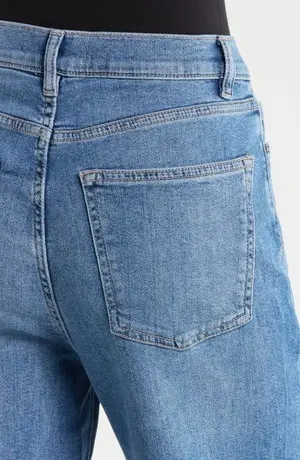 Warp + Weft High Waist Wide Leg Jeans