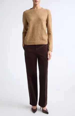 Lafayette 148 New York Kent Stretch Corduroy Barrel Leg Pants
