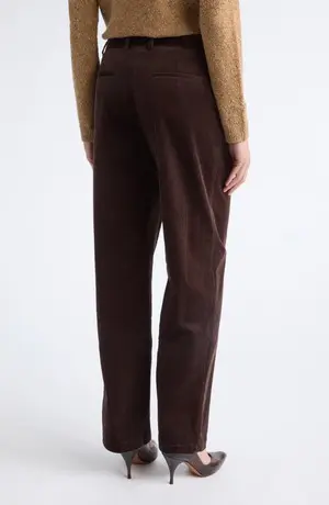 Lafayette 148 New York Kent Stretch Corduroy Barrel Leg Pants