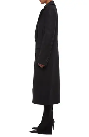 Helmut Lang Sculptural Wool Blend Coat