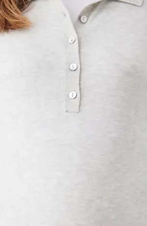 RIPE MATERNITY Piper Polo Nursing Knit Sweater