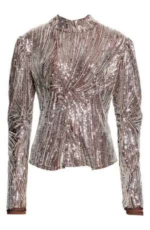 Rabanne Sequin & Bead Embellished Top