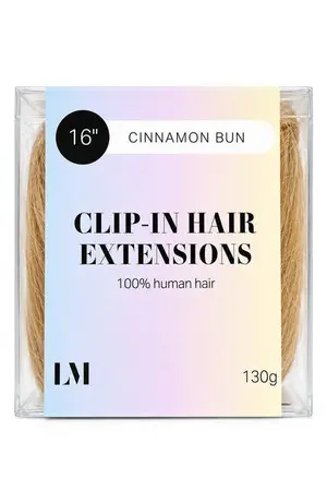 LOCKS AND MANE 16-inch Clip-in Human Hair Extensions Butterscotch