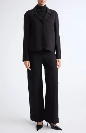 Lafayette 148 New York Wool & Cashmere Notch Lapel Blazer