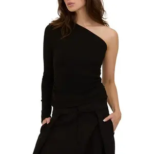 PROJECT SOCIAL T Ruched One Shoulder Top