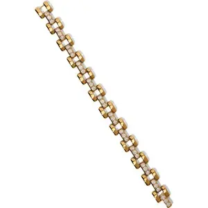 Nadri Celine Cubic Zirconia Watch Chain Bracelet - Gold