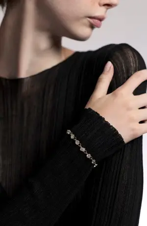 Nadri Celine Cubic Zirconia Line Bracelet
