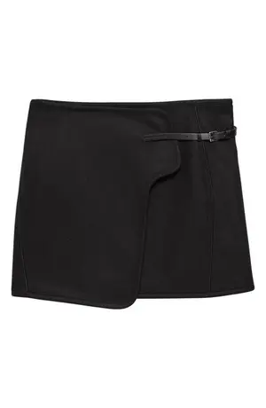 Helmut Lang Saddle Belted Miniskirt