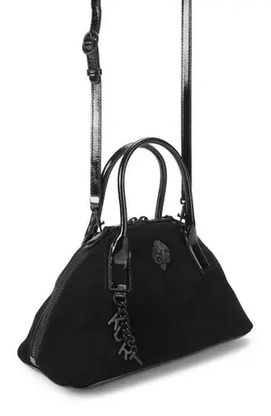 Kurt Geiger Sloane Suede Bowling Handbag