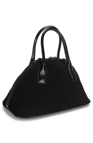 Kurt Geiger Sloane Suede Bowling Handbag