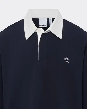 LE PERE Long-sleeve Rugby Polo