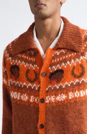 BODE Corral Superfine Alpaca Blend Cardigan