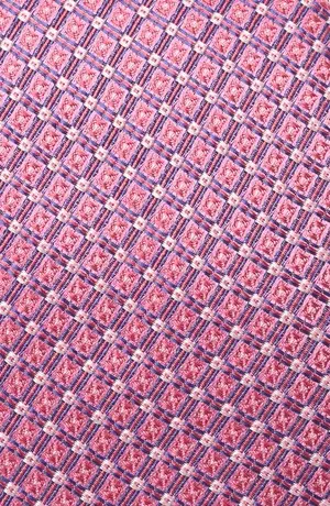 Nordstrom Corso Mini Silk Jacquard Tie - Rose