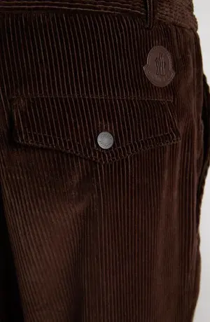 Moncler Straight Leg Corduroy Pants