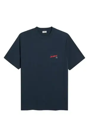 MALBON Vista Demand Graphic T-shirt - Blueberry