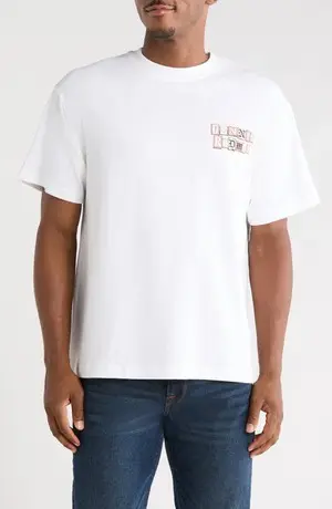 ID SUPPLY CO Chaos In The Flesh Cotton Graphic T-shirt - White