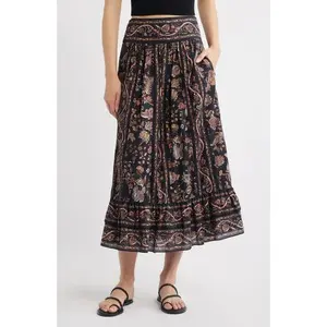 CLEOBELLA Morgan Midi Skirt - Bois Print