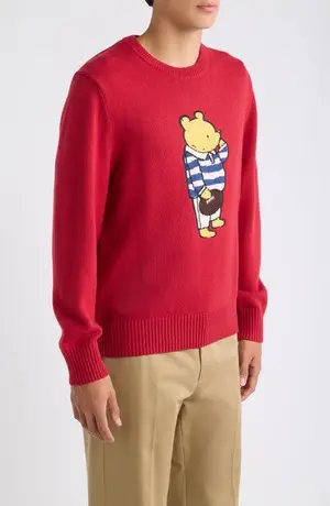ROWING BLAZERS Rugby Pooh Crewneck Sweater