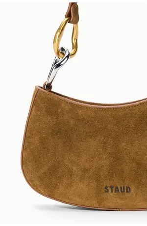 Staud Ollie Leather Shoulder Bag