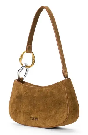 Staud Ollie Leather Shoulder Bag