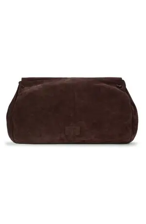 Staud Cy Oversized Clutch - Espresso