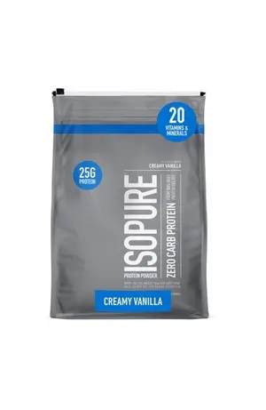 ISOPURE Zero Carb Pure Whey Isolate Protein Powder Creamy Vanilla - None