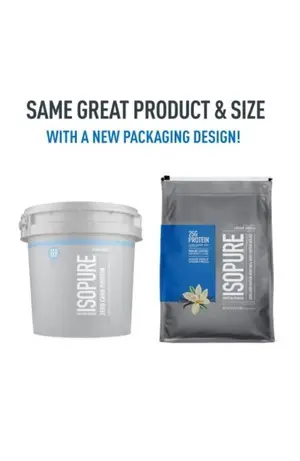 ISOPURE Zero Carb Pure Whey Isolate Protein Powder Creamy Vanilla