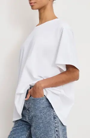 Good American Oversize Cotton T-shirt