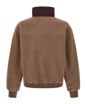 ENTIRE STUDIOS Stand-collar Fleece Sweatshirt