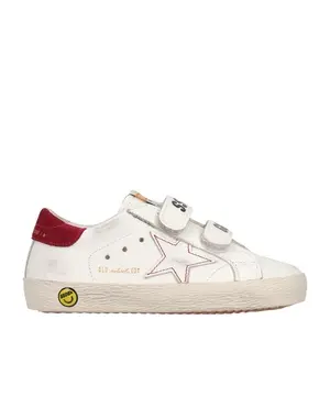 GOLDEN GOOSE Old School Star-patch Sneakers - White