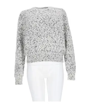 Isabel Marant Étoile Heathered Knit Crewneck Top