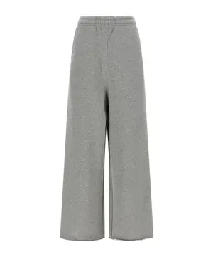 ENTIRE STUDIOS Wide Leg Elasticated Waist Cotton Pants - Grey