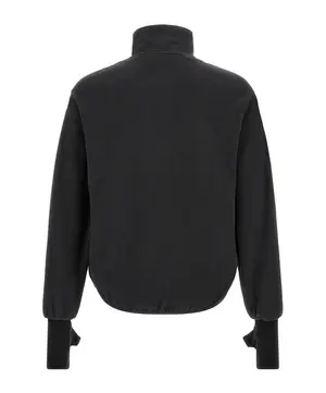 ENTIRE STUDIOS Zip-up Fleece Sweatshirt With High Neck