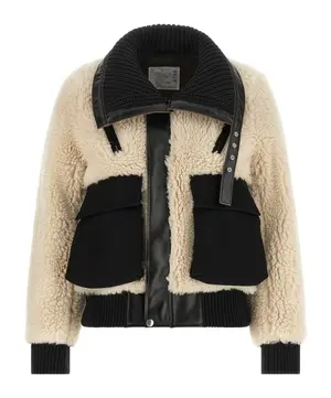 Sacai Long-sleeve Casual Jacket - Black