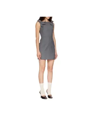 SHUSHU/TONG Bow-strap Sleeveless Dress