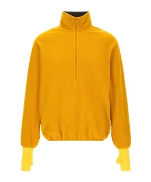 ENTIRE STUDIOS Zip-up Fleece Sweatshirt - Yellow