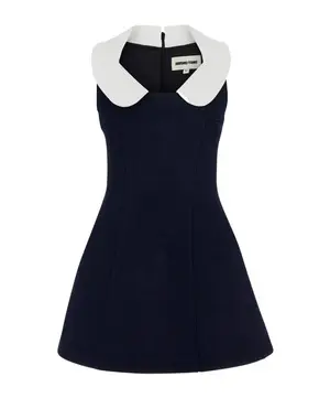 SHUSHU/TONG Sleeveless Dress With Contrasting Neckline