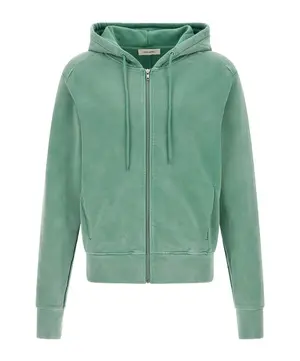 ENTIRE STUDIOS Hooded Zip-up Sweatshirt - Green