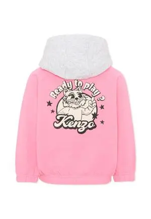 Kenzo Graphic Print Button-up Hoodie