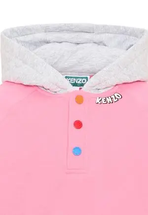 Kenzo Graphic Print Button-up Hoodie