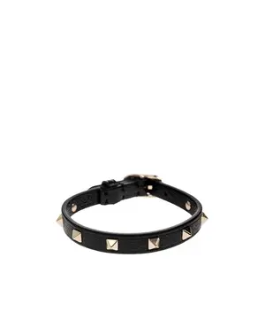 Valentino Garavani Snap-closure Bracelet - Black