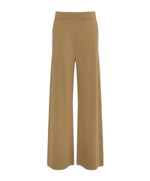 Max Mara Wide-leg Trousers - Khaki