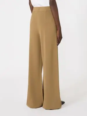 Max Mara Wide-leg Trousers - Khaki