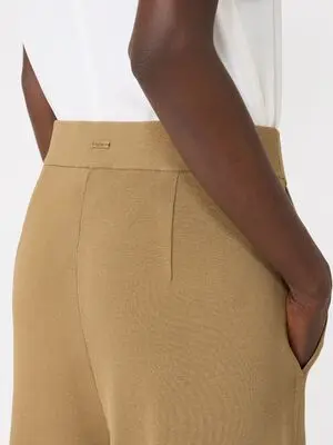 Max Mara Wide-leg Trousers - Khaki