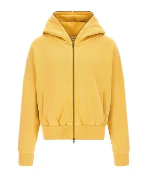 ENTIRE STUDIOS Hooded Zip-up Sweatshirt - Yellow