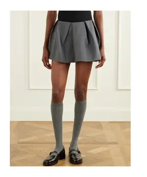 SHUSHU/TONG Pleated Mini Skirt