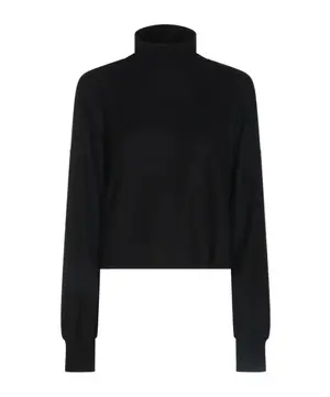 THOM KROM Roll-neck Long-sleeve Sweater - Black