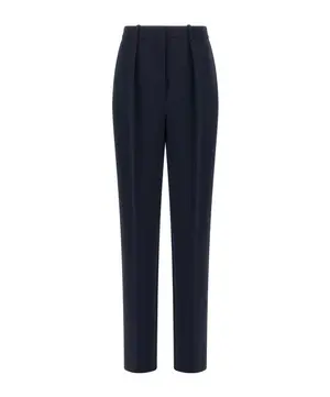 Elisabetta Franchi Tailored Pleated Crêpe Trousers