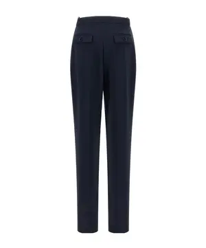Elisabetta Franchi Tailored Pleated Crêpe Trousers